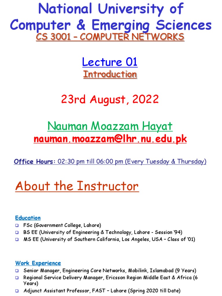 Lecture - 01 Section 5B - Introduction - Chapter 1 - 23 Aug 2022 | Download Free PDF | Computer ...