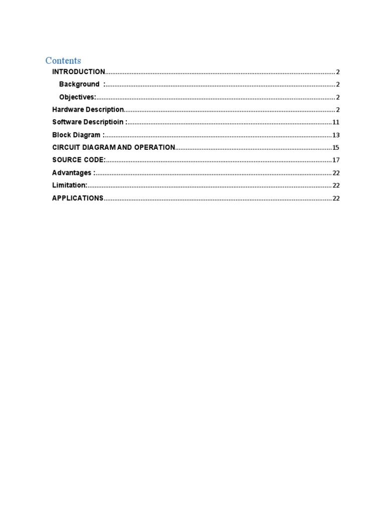 Final Project | PDF | Arduino | Microcontroller