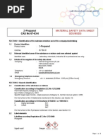 Leibinger 77001-00030 Solvent MEK SDS 08 06 2018 | PDF | Combustion ...