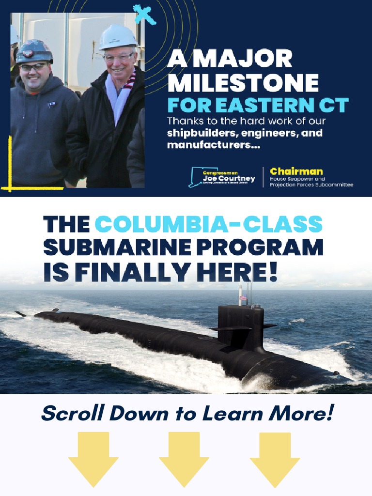 The Columbia Class Submarine Program Is Finally Here | PDF | Economies