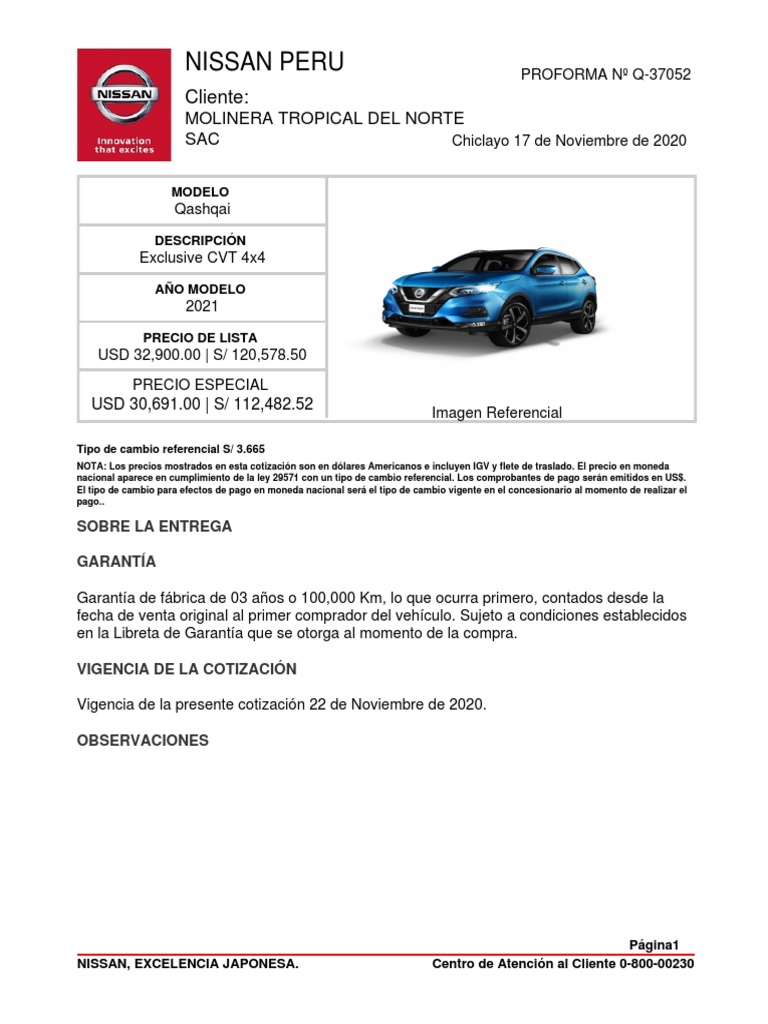 Proforma Definitiva | PDF | Tracción en las cuatro ruedas | Vehículos