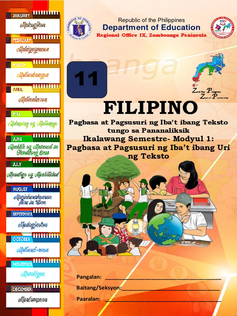 Filipino11 2ndsem m1 | PDF
