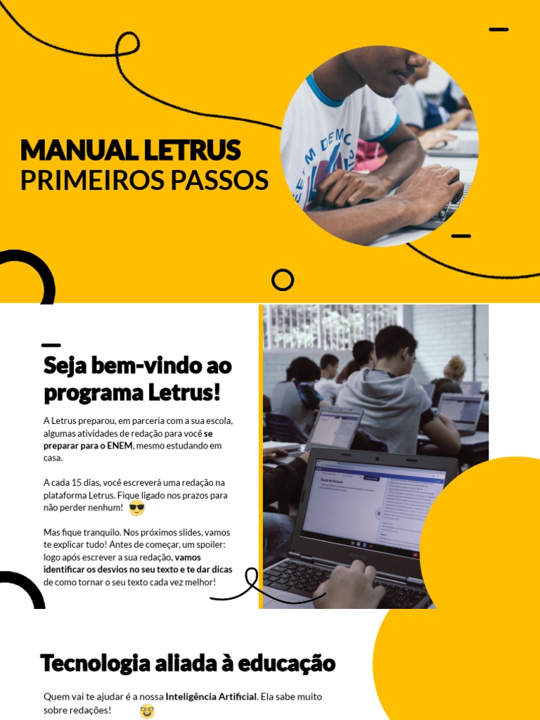 (Aluno) Manual Letrus - Primeiros Passos | PDF