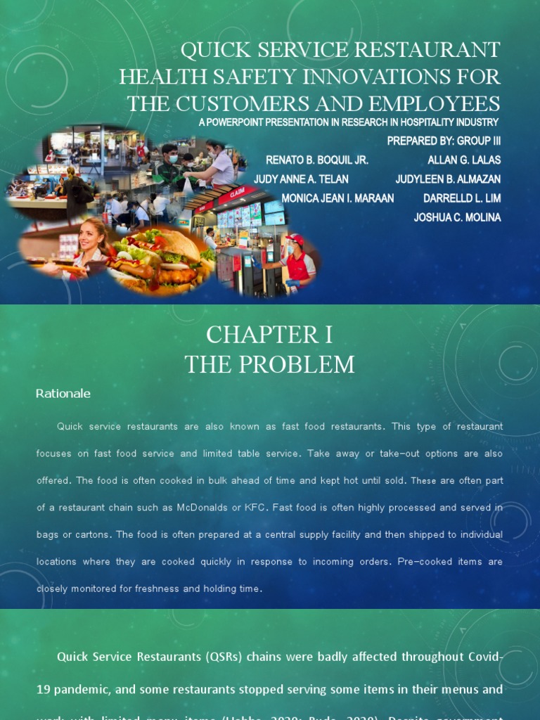 Quick Service Restaurant Health Safety Innovations For The | PDF | Fast Food Restaurants ...