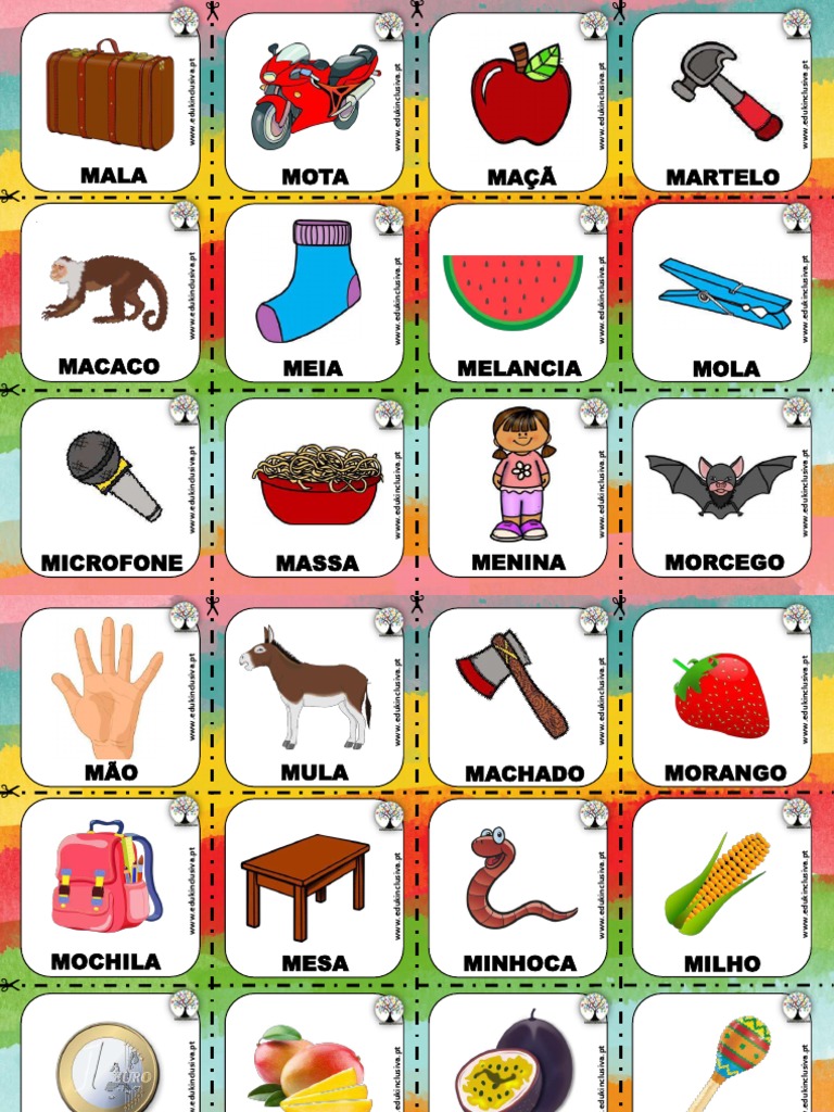 Cartoesu Fonema M Inicial | PDF