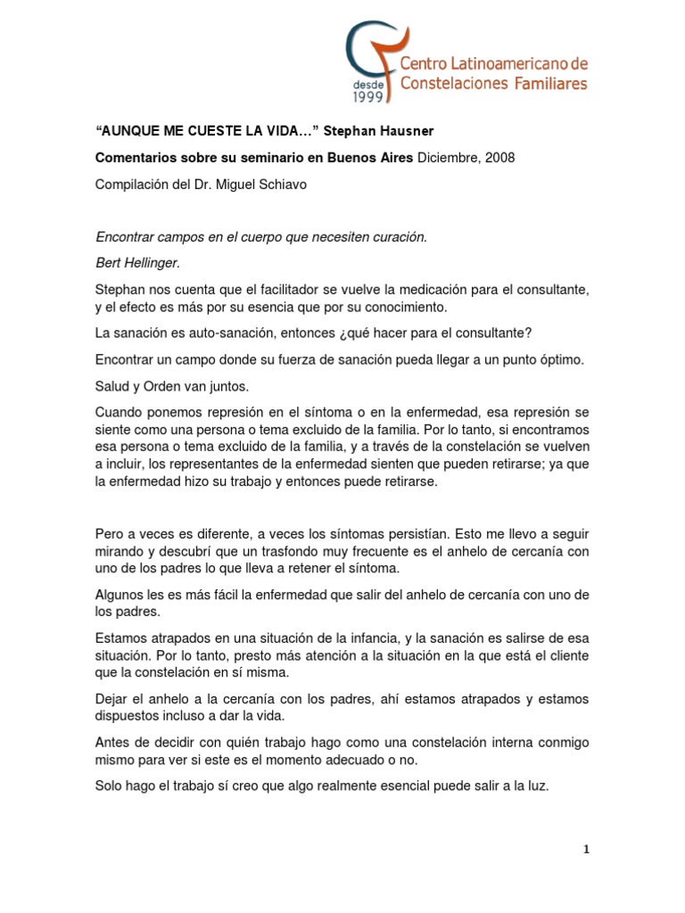 Aunque Me Cueste La Vida Stephan Hausner.02 | PDF | Alma | Percepción ...