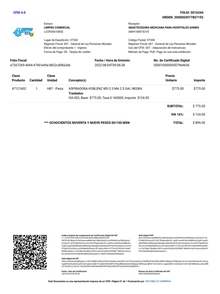 2022-08-04T09:06:38 00001000000507964656 | PDF | Pagos | Servicios ...