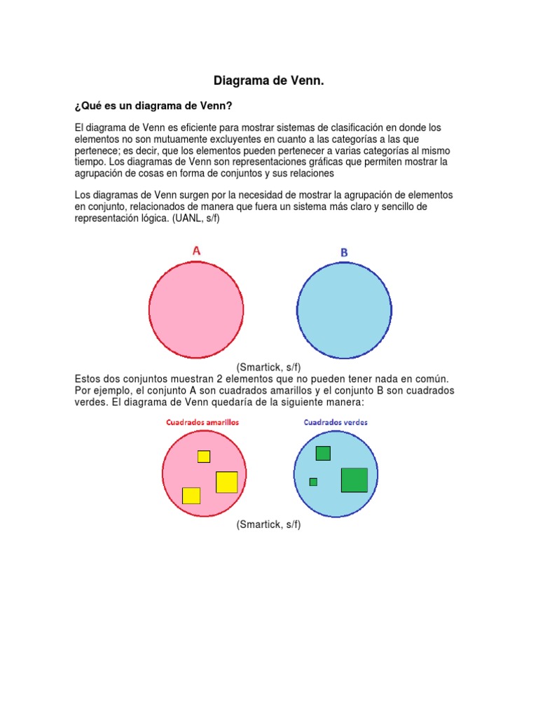 Diagrama de Venn | PDF