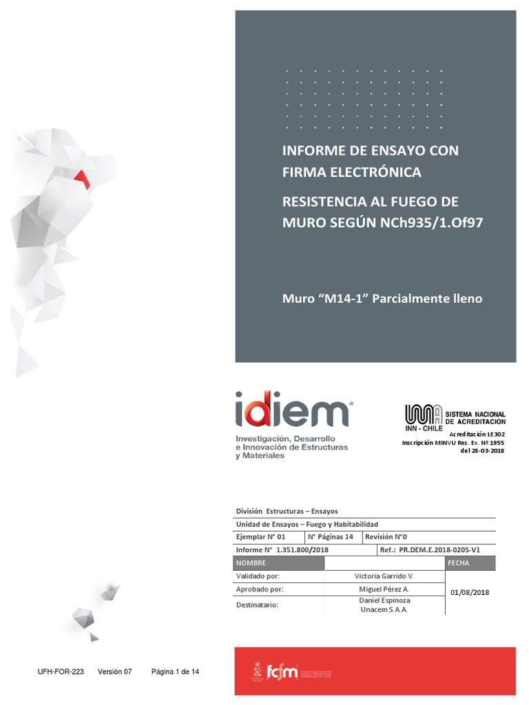 KINGBLOCK 14 PARCIAL PR - DEM-E.2018-0205-V1-IE.1.351.800-Unacem S.A.A.-2018-MU-M14P-1 | PDF ...