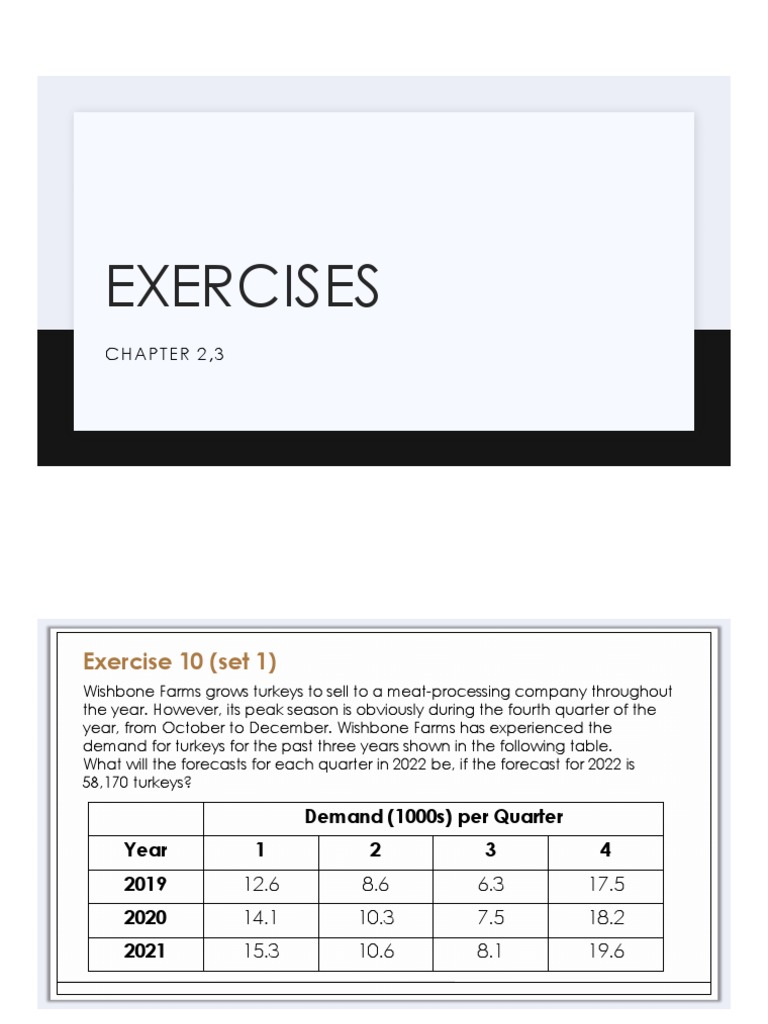 Exercise Set 2 | PDF | Economies | Business