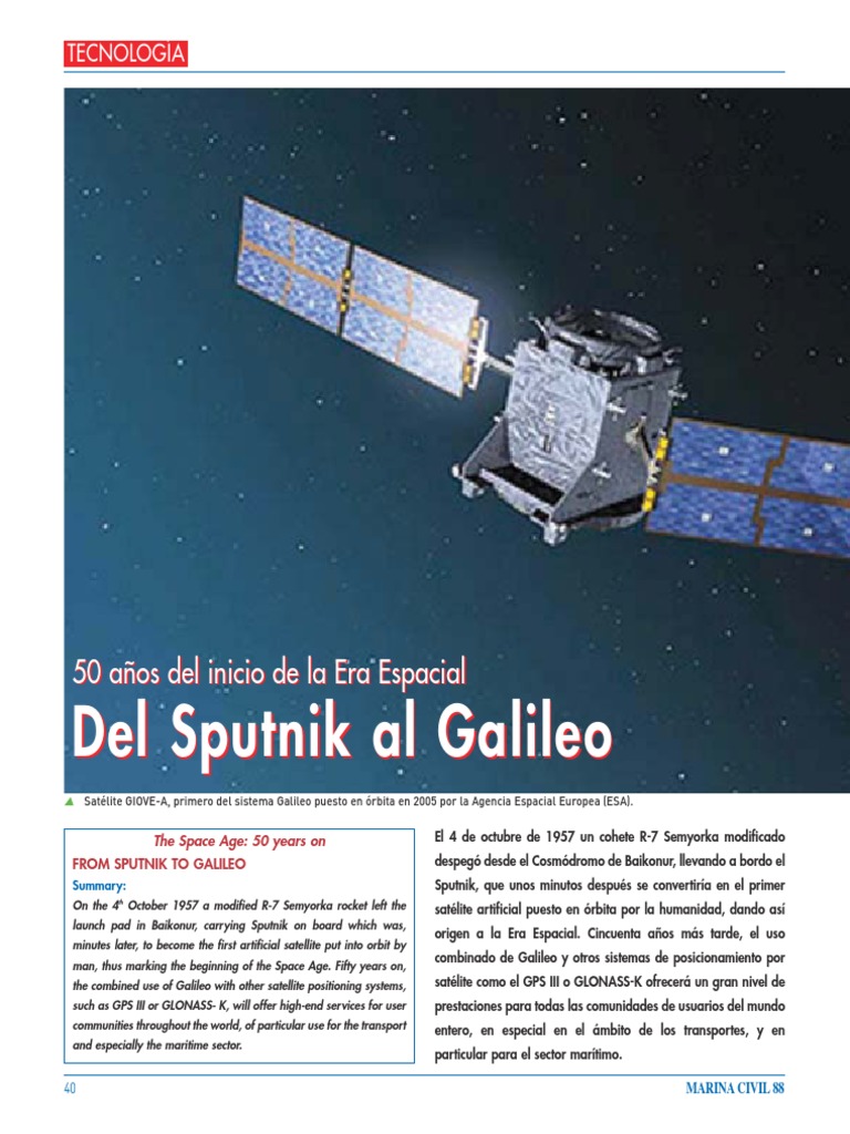 Sputnik | PDF | Sistema de Posicionamiento Global | Astronáutica