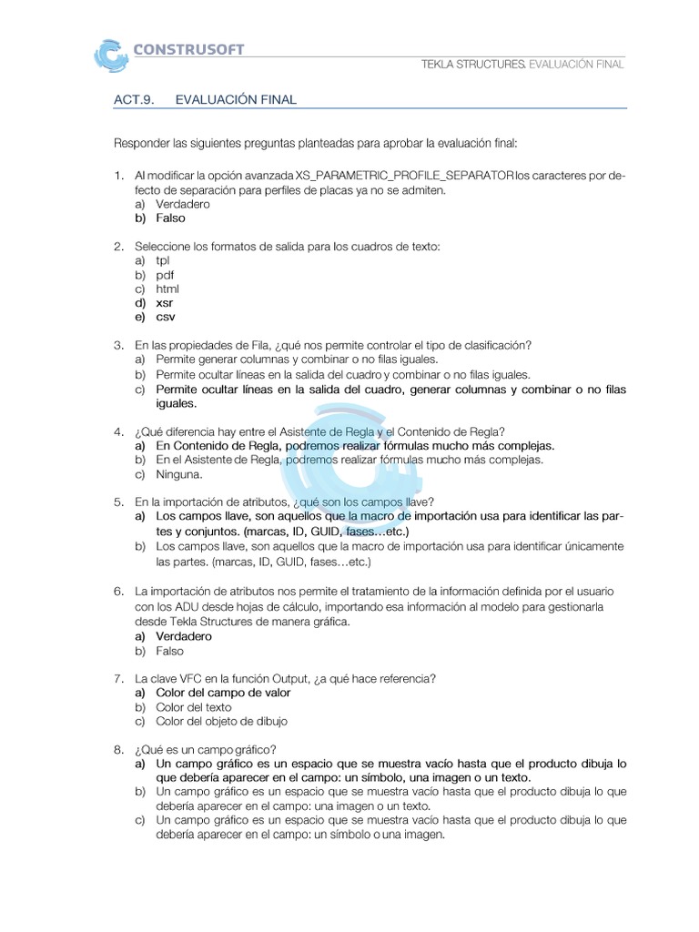 T09 Actividad Final Soluciones | PDF