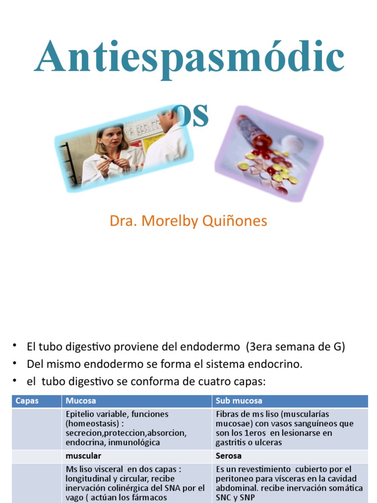 Antiespasmodicos, ATROPINA | PDF | Abdomen | Medicina CLINICA