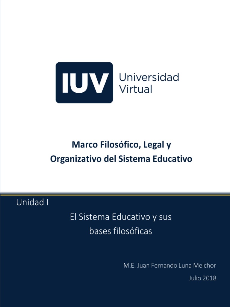 Bases Filosóficas del Sistema Educativo | PDF | Educación de la primera ...