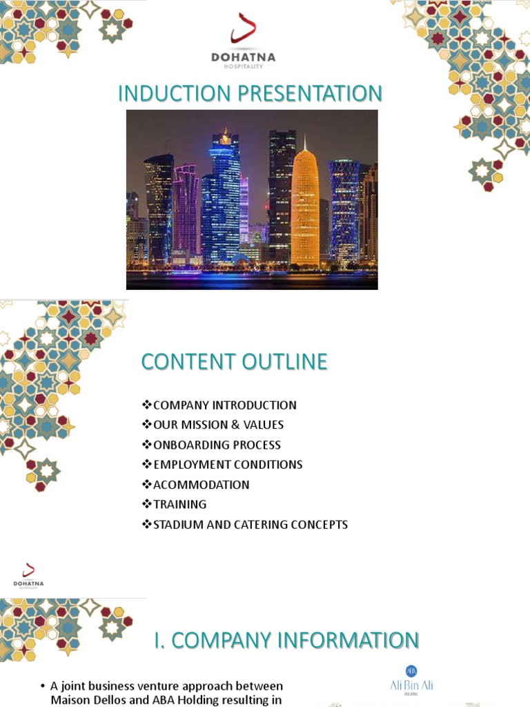 Induction Presentation | PDF | Qatar | Educational Technology