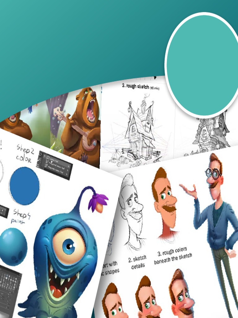 Mitch Drawing Tips - Volume 1 | PDF | Sphere | Composition (Visual Arts)