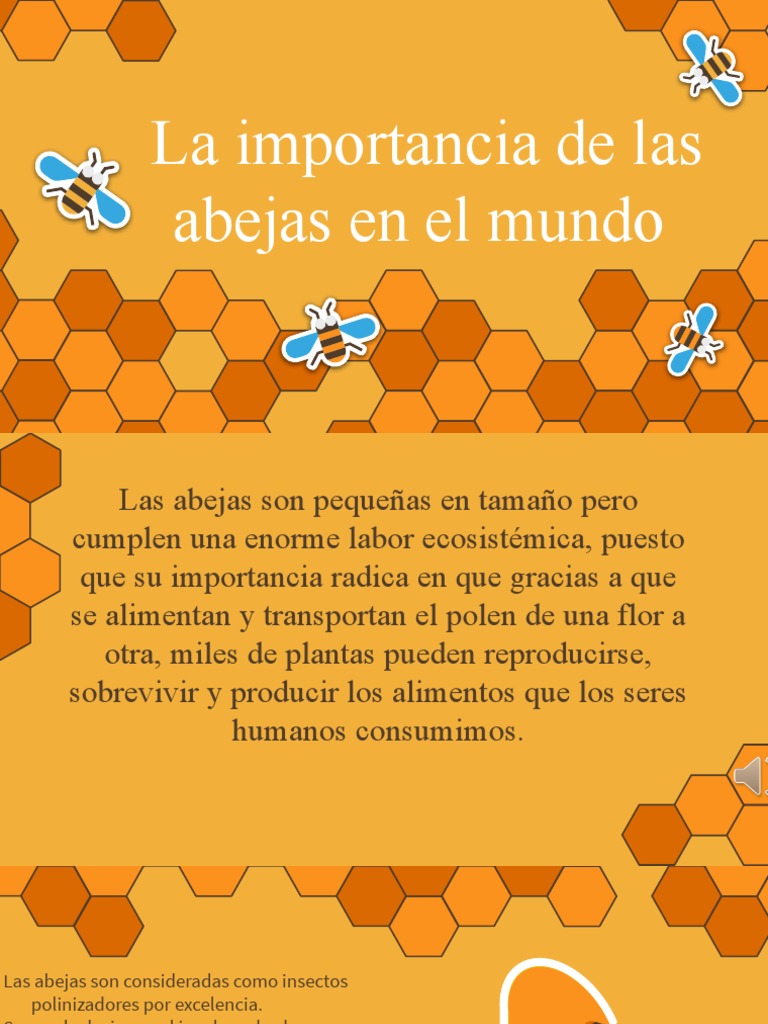 La Importancia de Las Abejas en El Mundo | PDF | Western Honey Bee | Miel