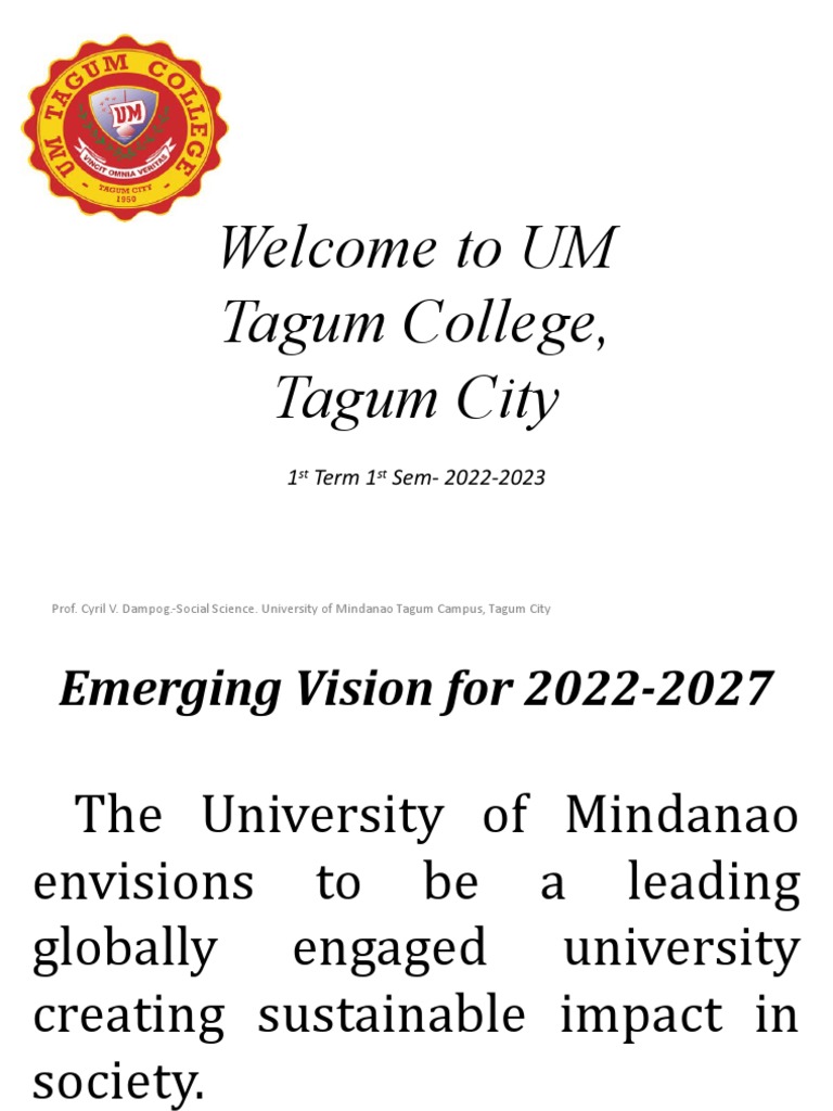University Of Mindanao Tagum Logo
