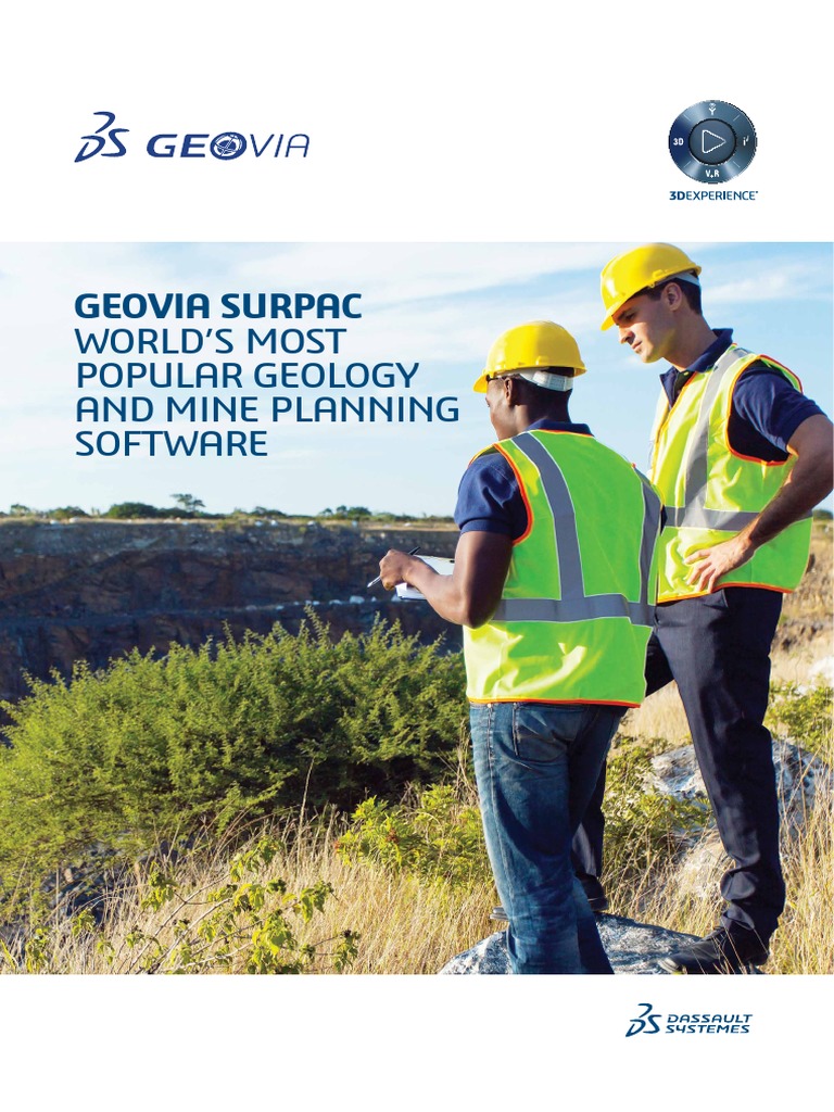 3DS GEOVIA Surpac 2020 Brochure | PDF | Mining | 3 D Computer Graphics
