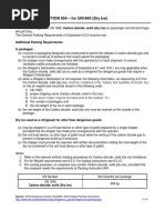 Dry Ice Shipping Regulations (UN 1845) | PDF | Dangerous Goods