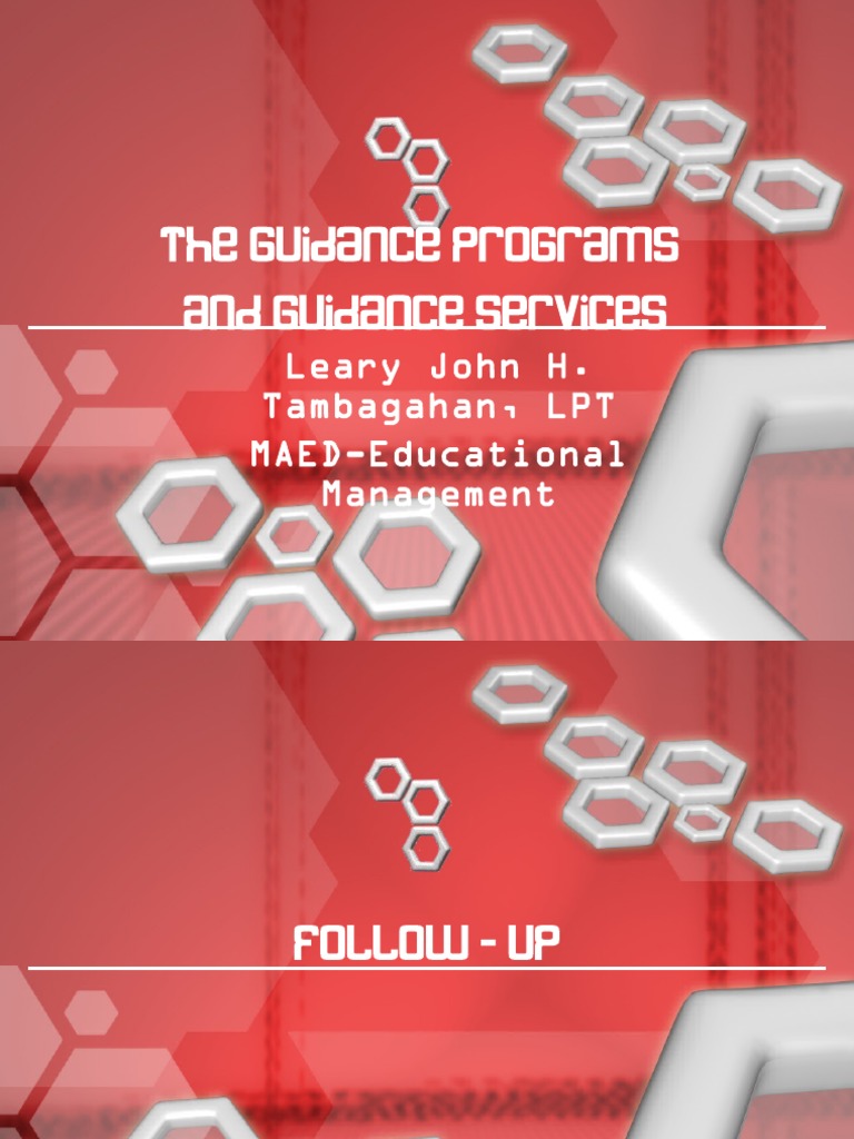The Guidance Programs and Guidance Servi | PDF | Psychotherapy | Mental ...