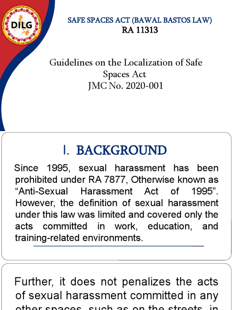Safe Space Act | PDF | Sexual Harassment | Justice