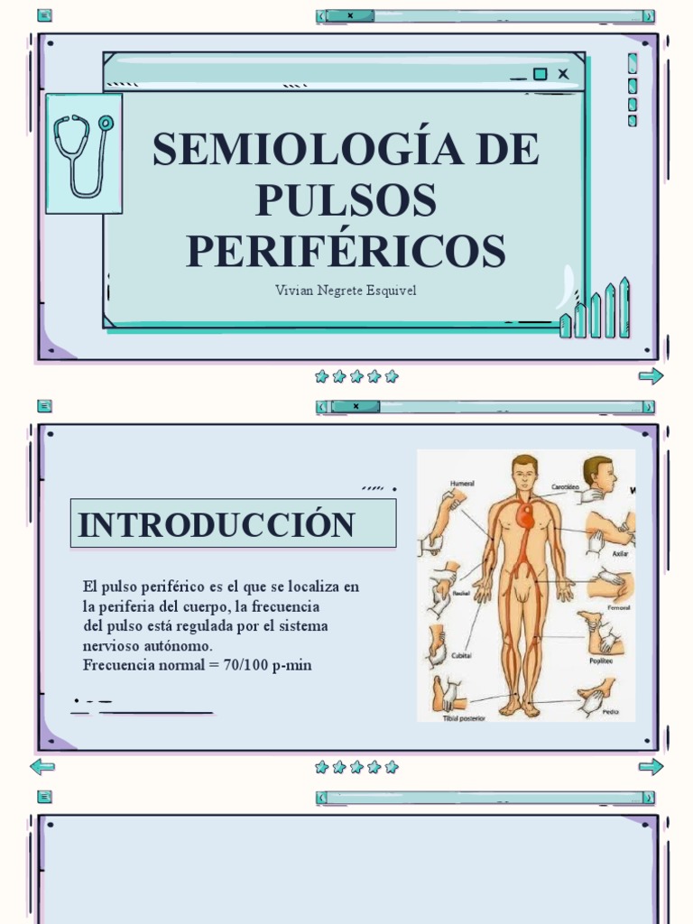 Semiología de Los Pulsos Periféricos | PDF | Legumbres | Corazón