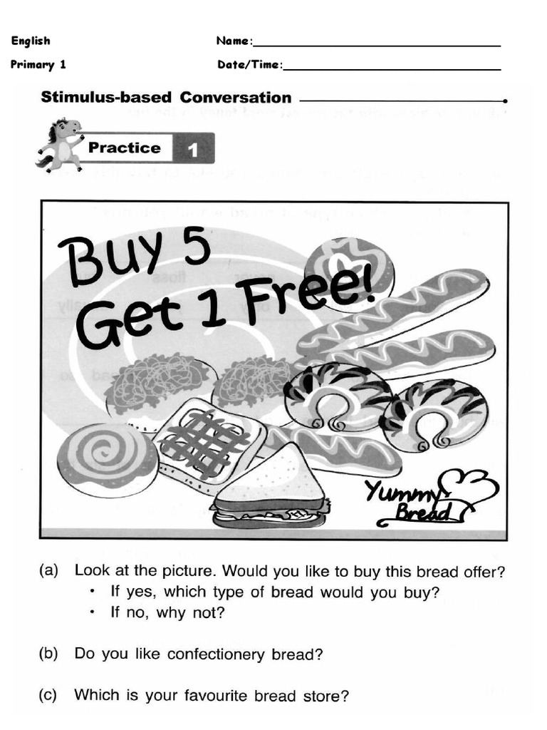 P1 - English Worksheet | PDF
