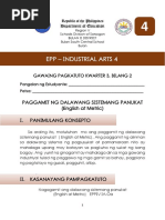 Grade 4 Q2 W8 EPP LAS. | PDF