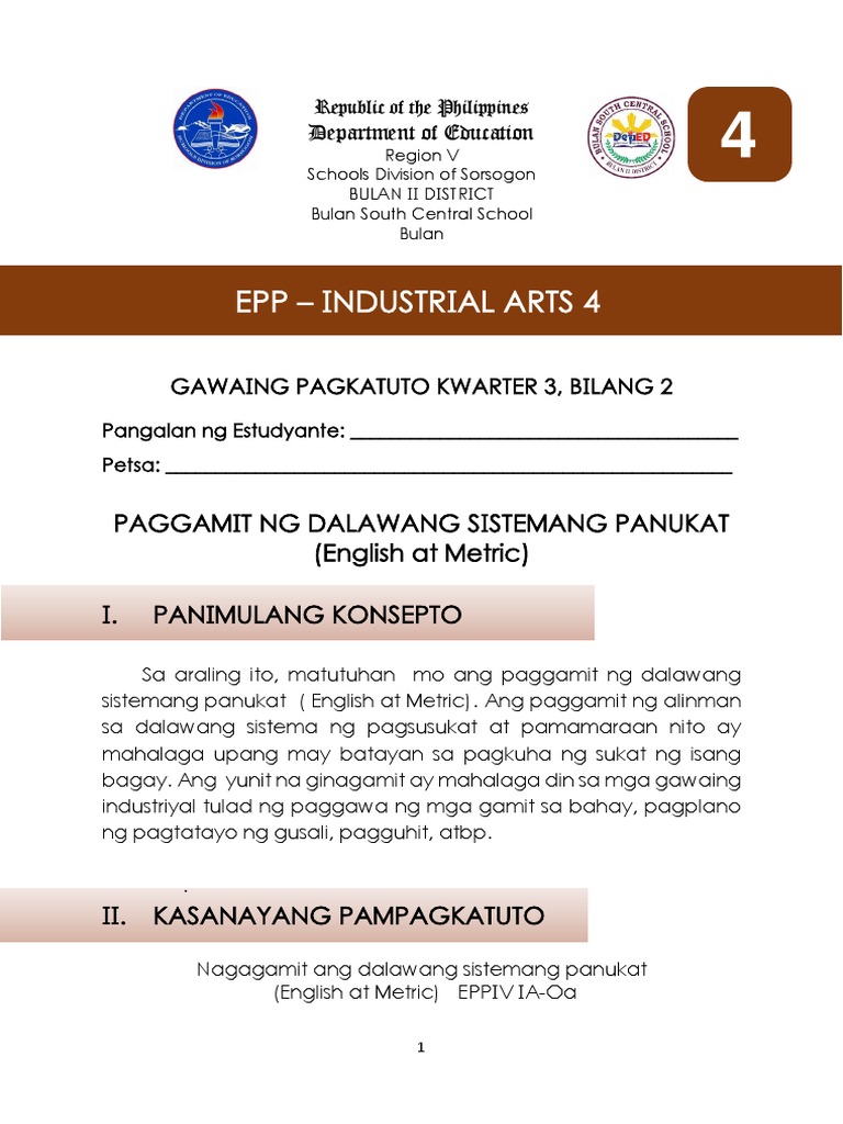 EPP 4 IA Bilang 2 ALLAN G. TEE | PDF