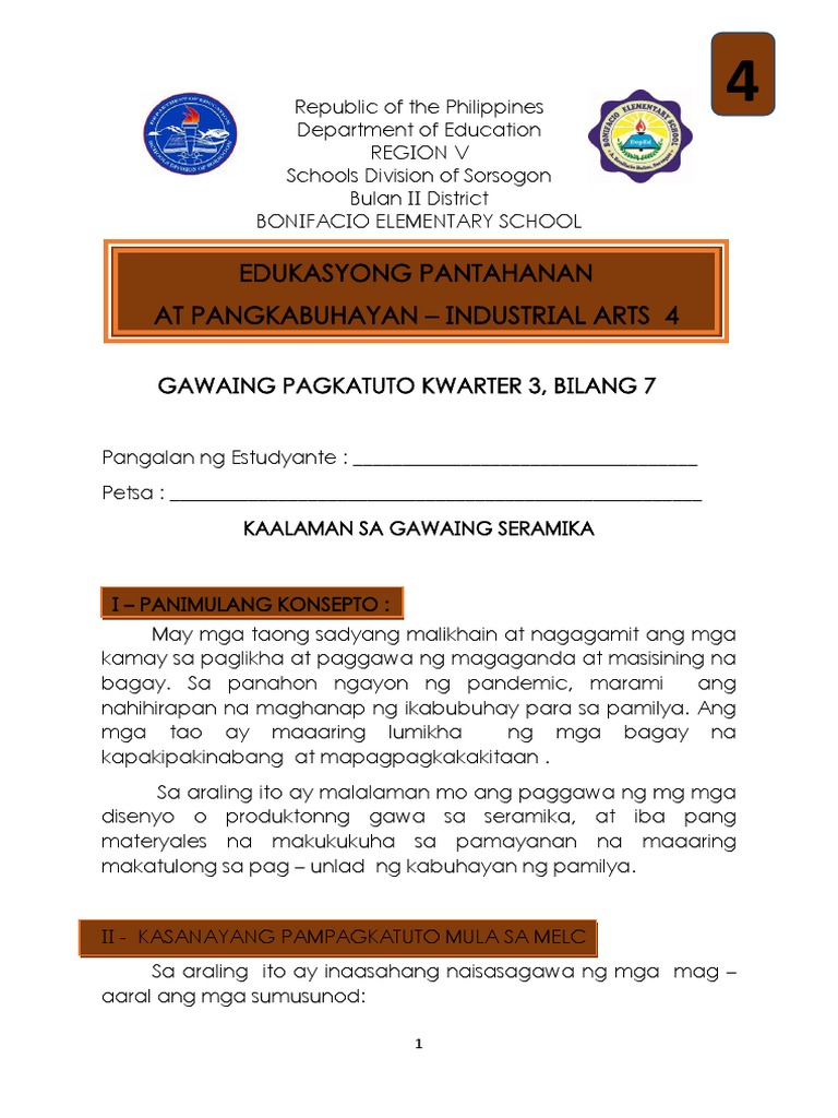 EPP 4 IA Bilang 7 REXAN B. SUS | PDF