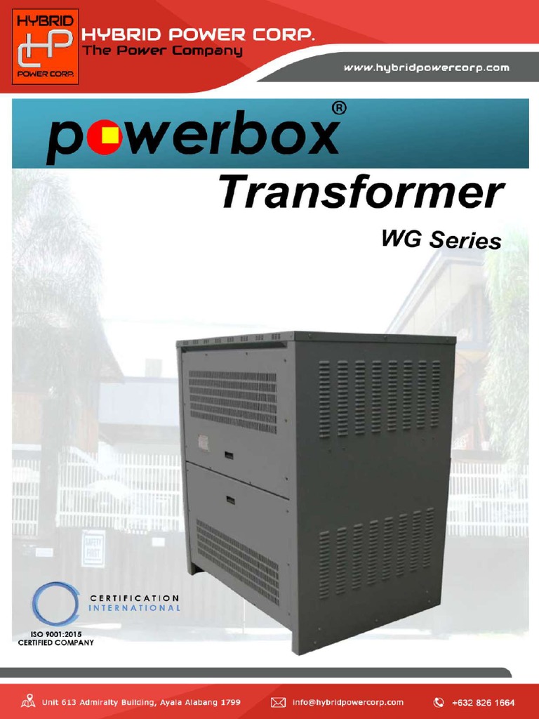 HPC - WG Transformer Brochure_compressed | PDF