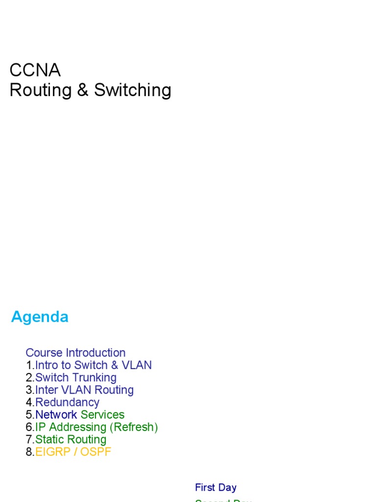 Ccna Routing Switching Pdf Ip Address Router Computing 3418