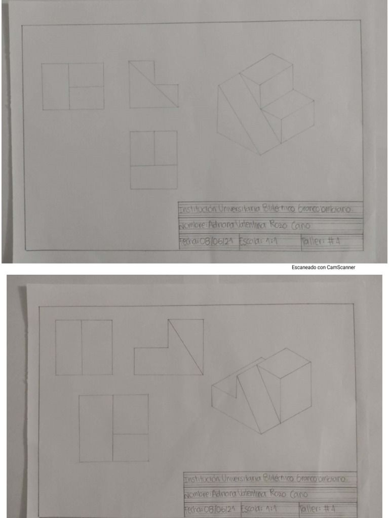 Entrega 2 Dibujo Técnico | PDF