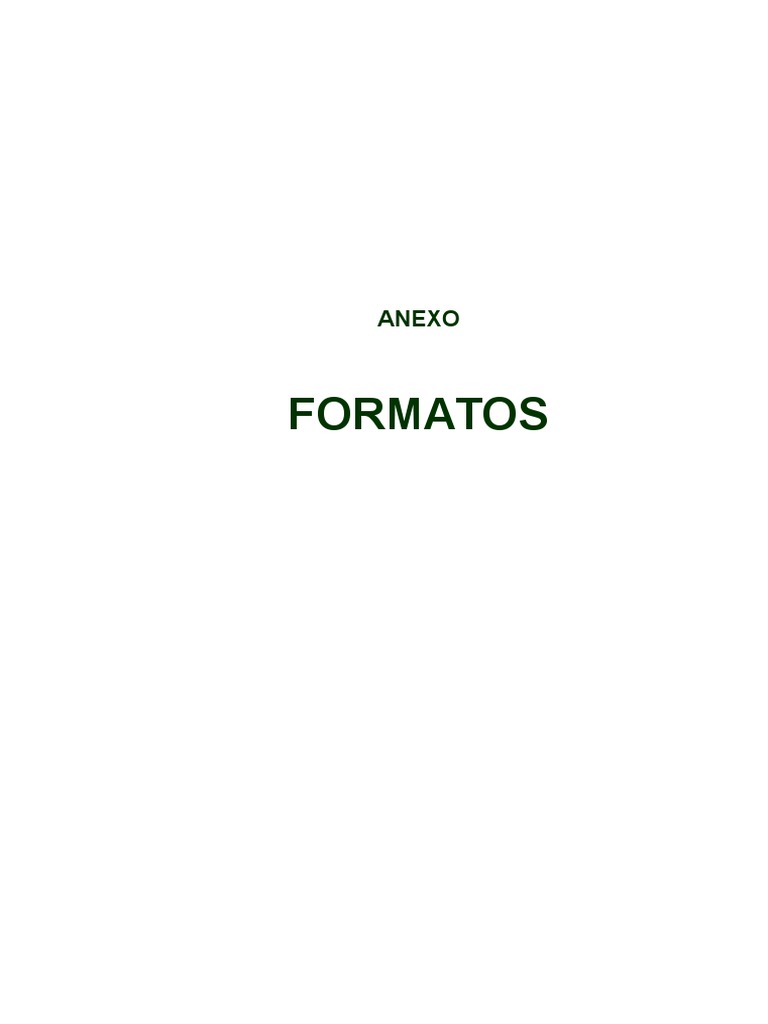Formatos Lineamiento PP 0121 - 2019 | PDF