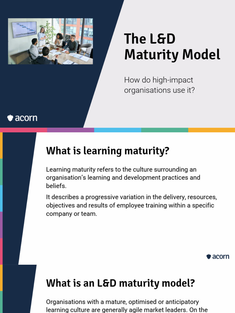 L D Maturity Models What They Mean To Your Organisation Download