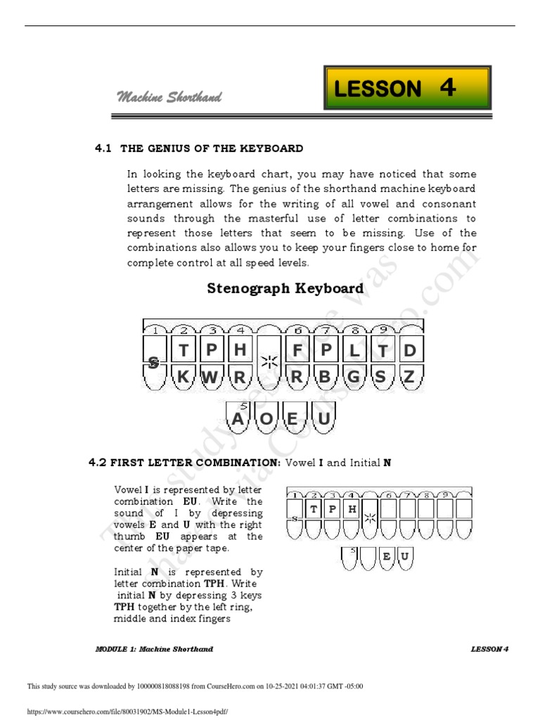 MS Module1 Lesson4 PDF | PDF | Human Voice | Writing