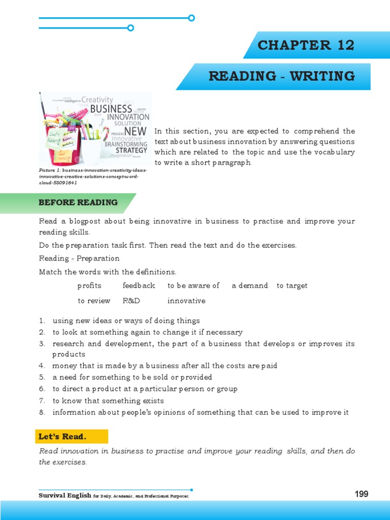Unit 12 Reading | PDF | Vocabulary | English Language