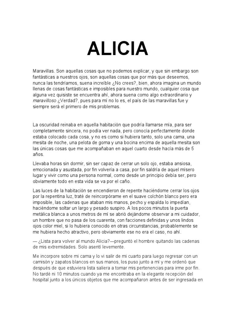 Alicia | PDF