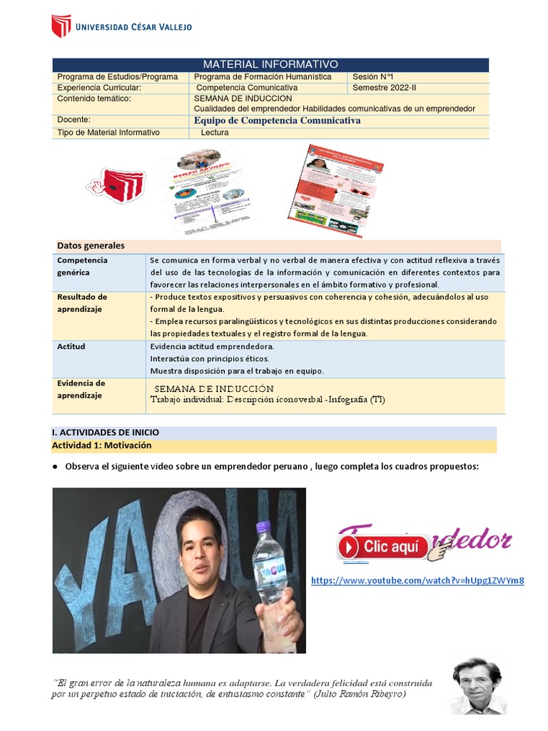 S1. Material Informativo Guía Práctica 1 | PDF | Iniciativa empresarial ...