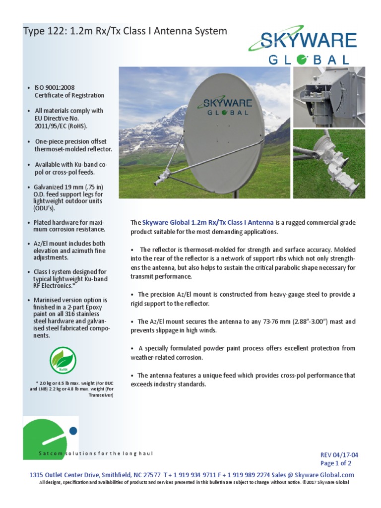 Antenna Skyware | PDF | Antenna (Radio) | Corrosion