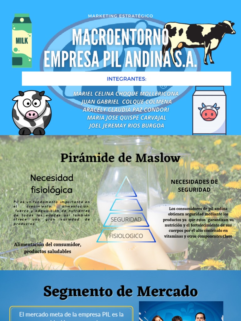 Pil Andina GRUPO 6 | PDF | Leche | Productos lácteos