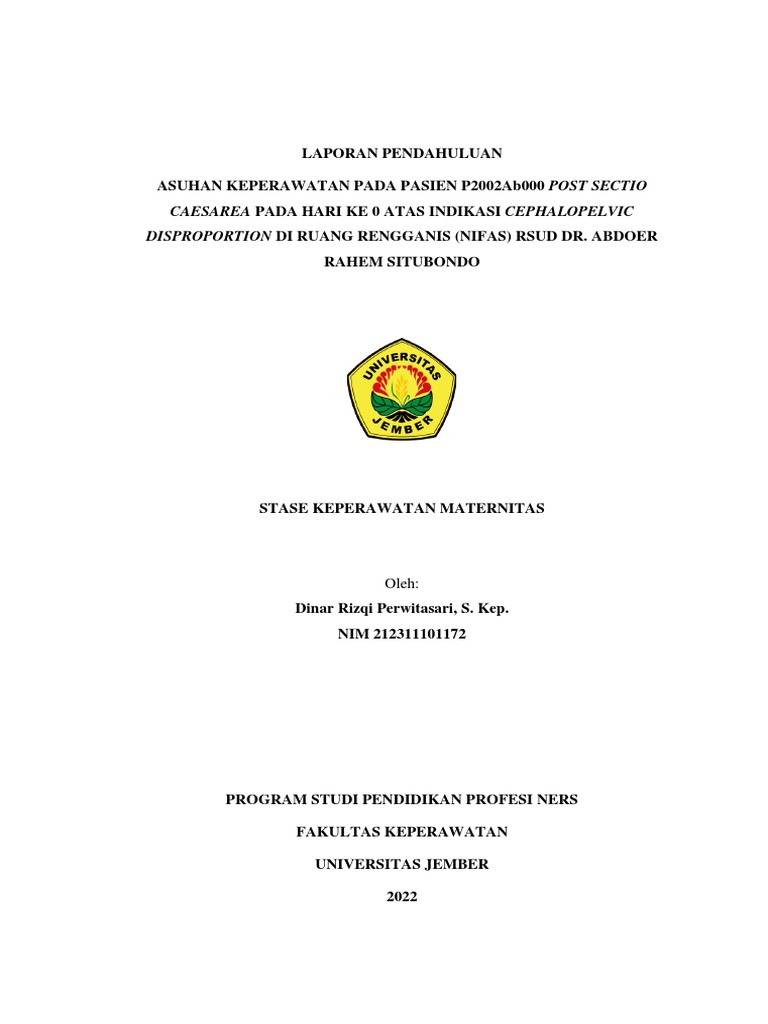 LP CPD Dinar Rizqi Unej | PDF