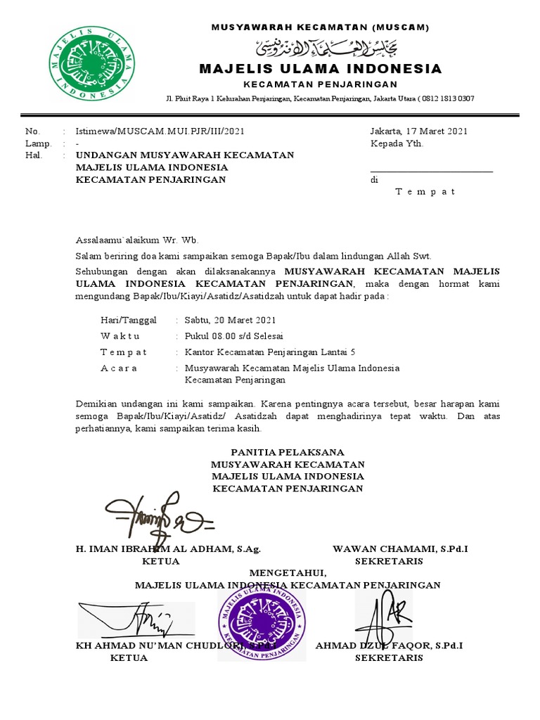 Musyawarah Luar Biasa | PDF Musyawarah Luar Biasa | PDF
