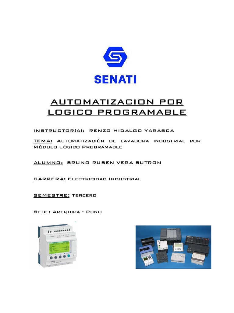 Automatización Por Lógico Programable Parte 2 | PDF | Controlador ...