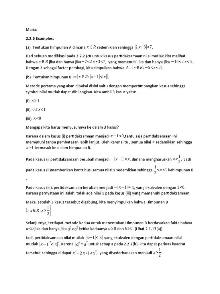 Section 2..2.6 Examples - Maria | PDF