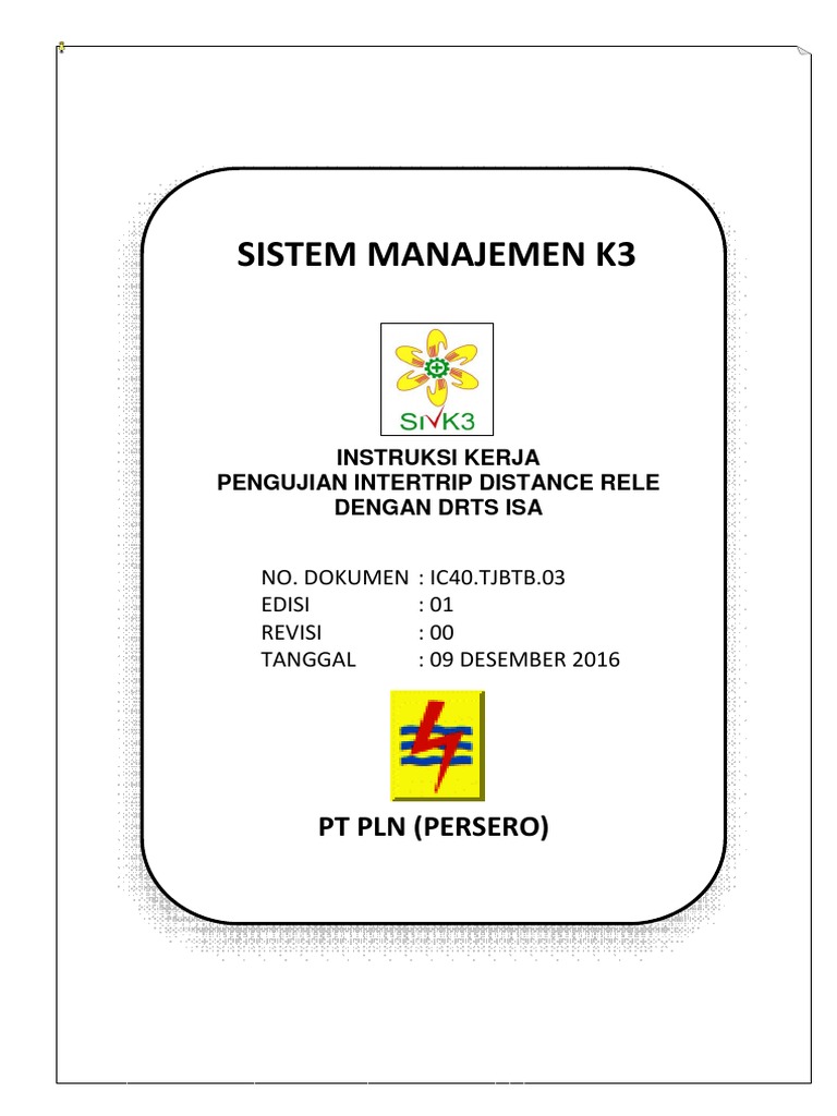 Pengujian Intertrip Distance Relay | PDF | Teknologi & Rekayasa