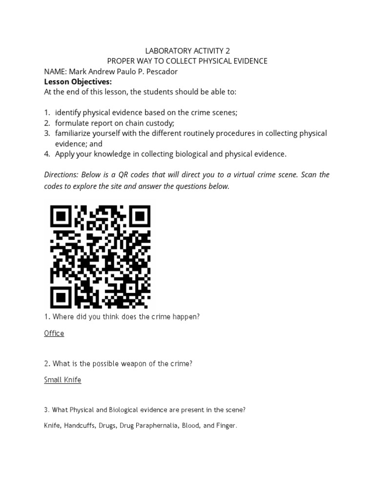 Laboratory Activity 2 | PDF