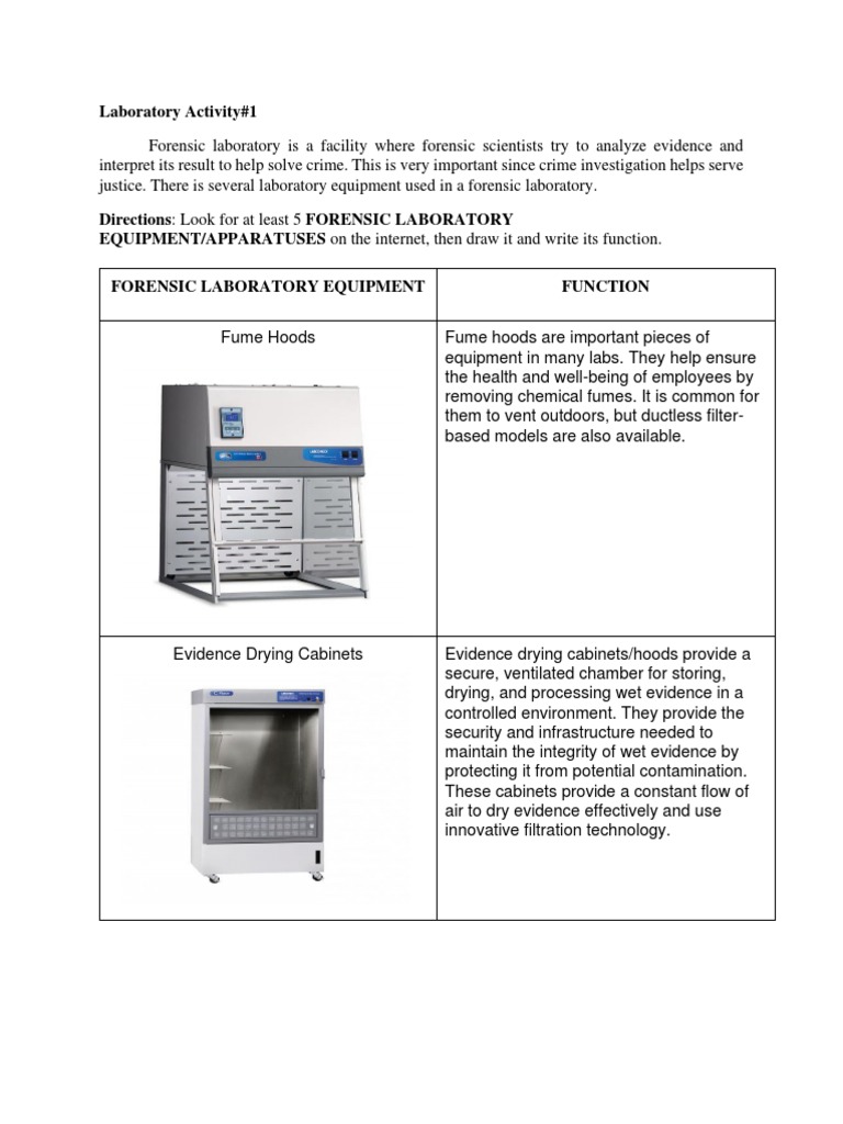 Laboratory Activity 1 | PDF | Laboratories | Chemistry