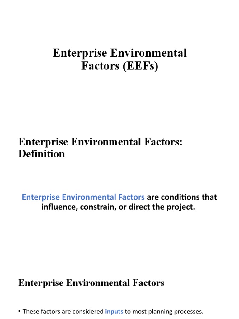 SPM Lect 11 - Enterprise Environmental Factors | PDF